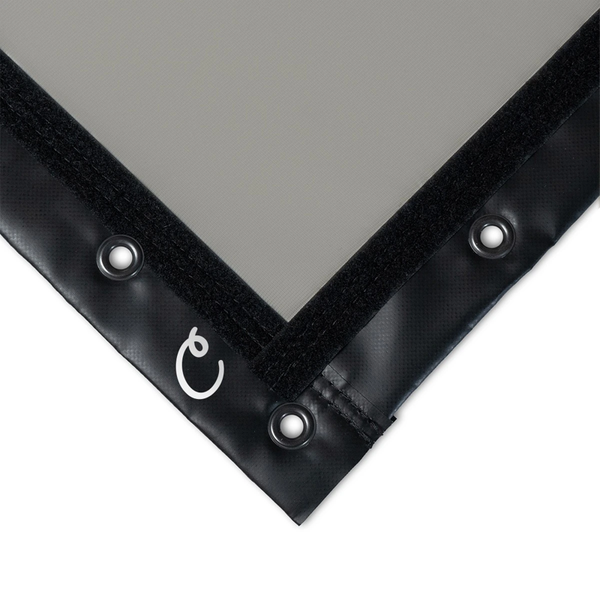 Carl's Place High-Contrast Gray Impact Screen - Indoor Golf Outlet